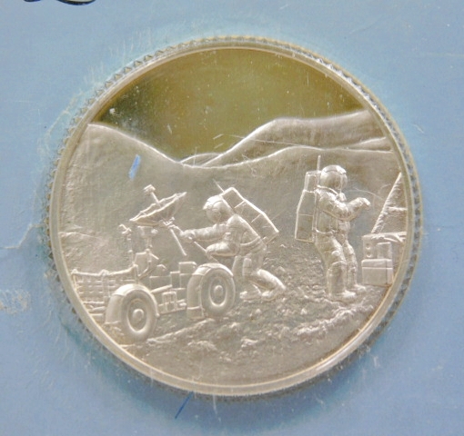 1971 Apollo 15 Eyewitness Medal*1+ oz Silver Proof*In Protective ...