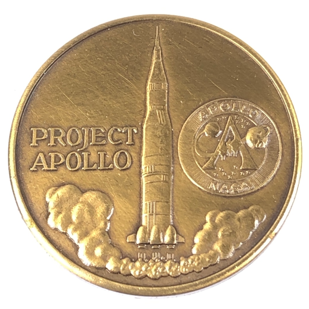 1971 Apollo 15*Worden, Scott, Irwin*1.5" Bronze | Property Room