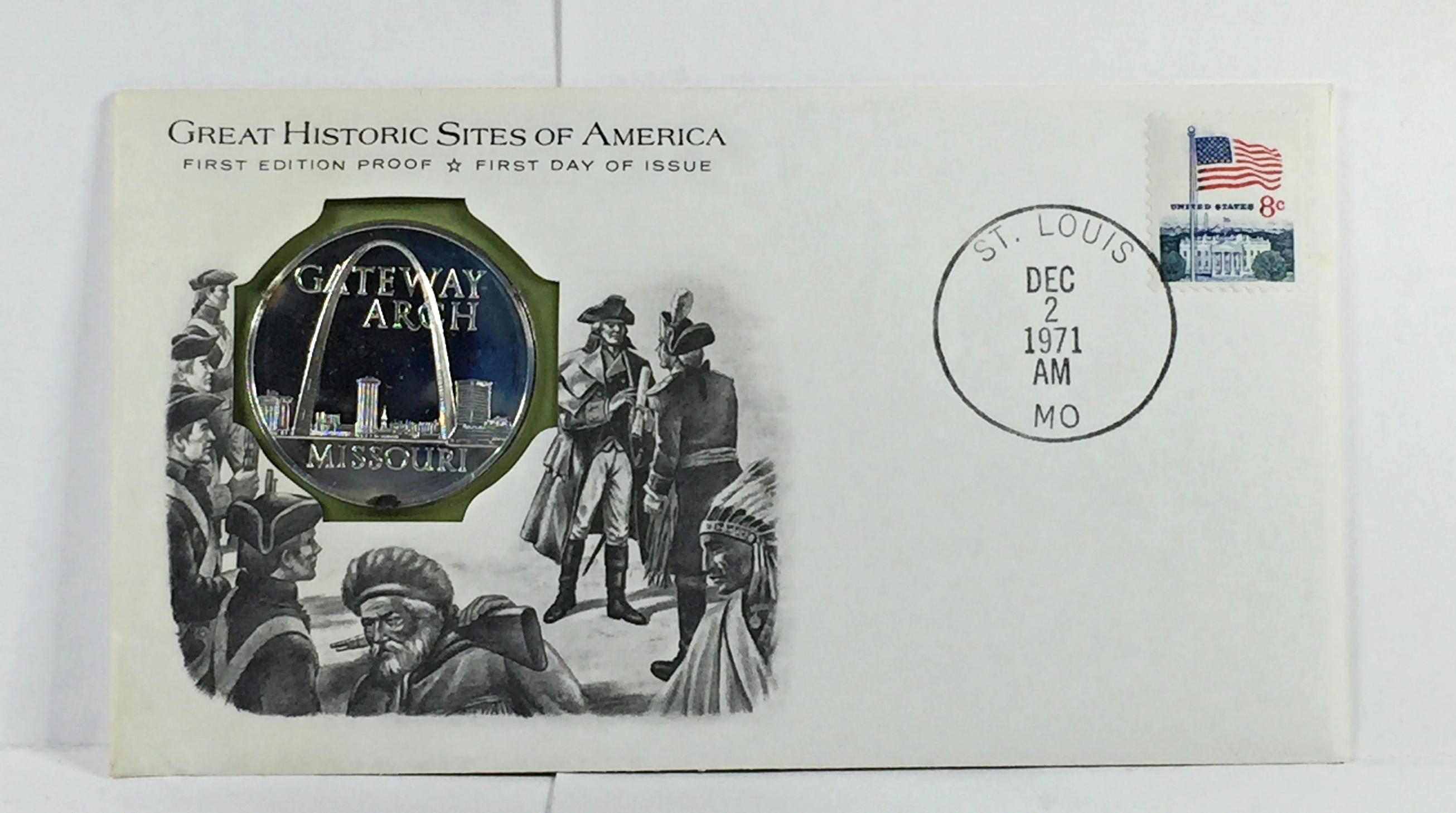 1971 Approx. 1oz Sterling Silver First Edition Proof Commemorative ...