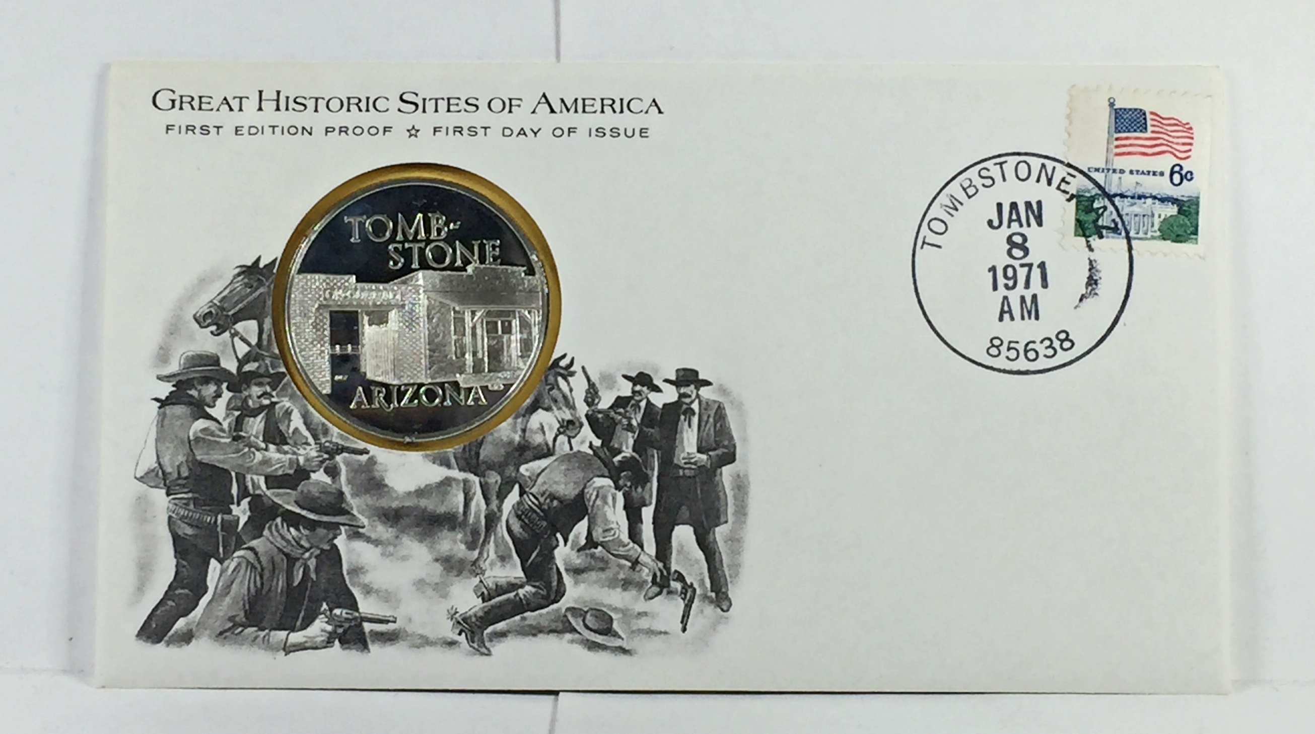 1971 Approx. 1oz Sterling Silver First Edition Proof Commemorative ...