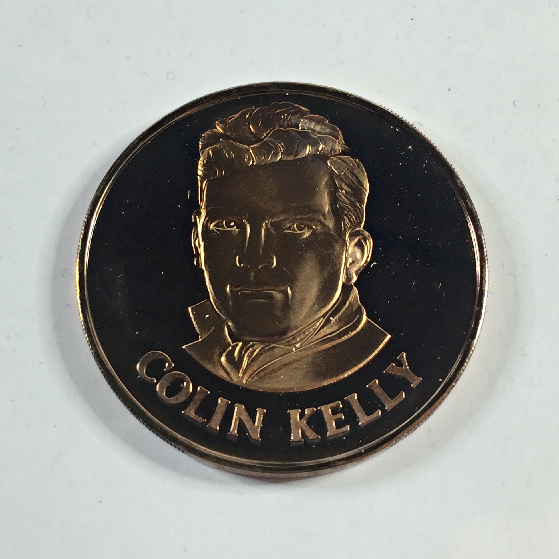 1971 Colin Kelly Commemorative Bronze Medallion*Proof*1.5" Diameter ...