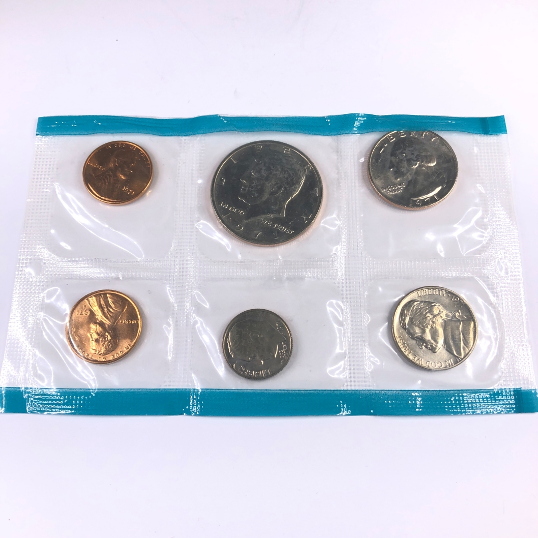 1971 P High Grade Mint Set Coins in Original US Mint Packaging ...