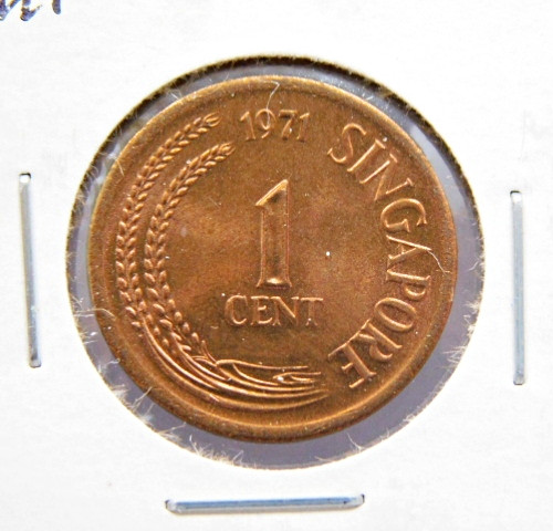 1971 Sinapore One Cent High Grade | Property Room
