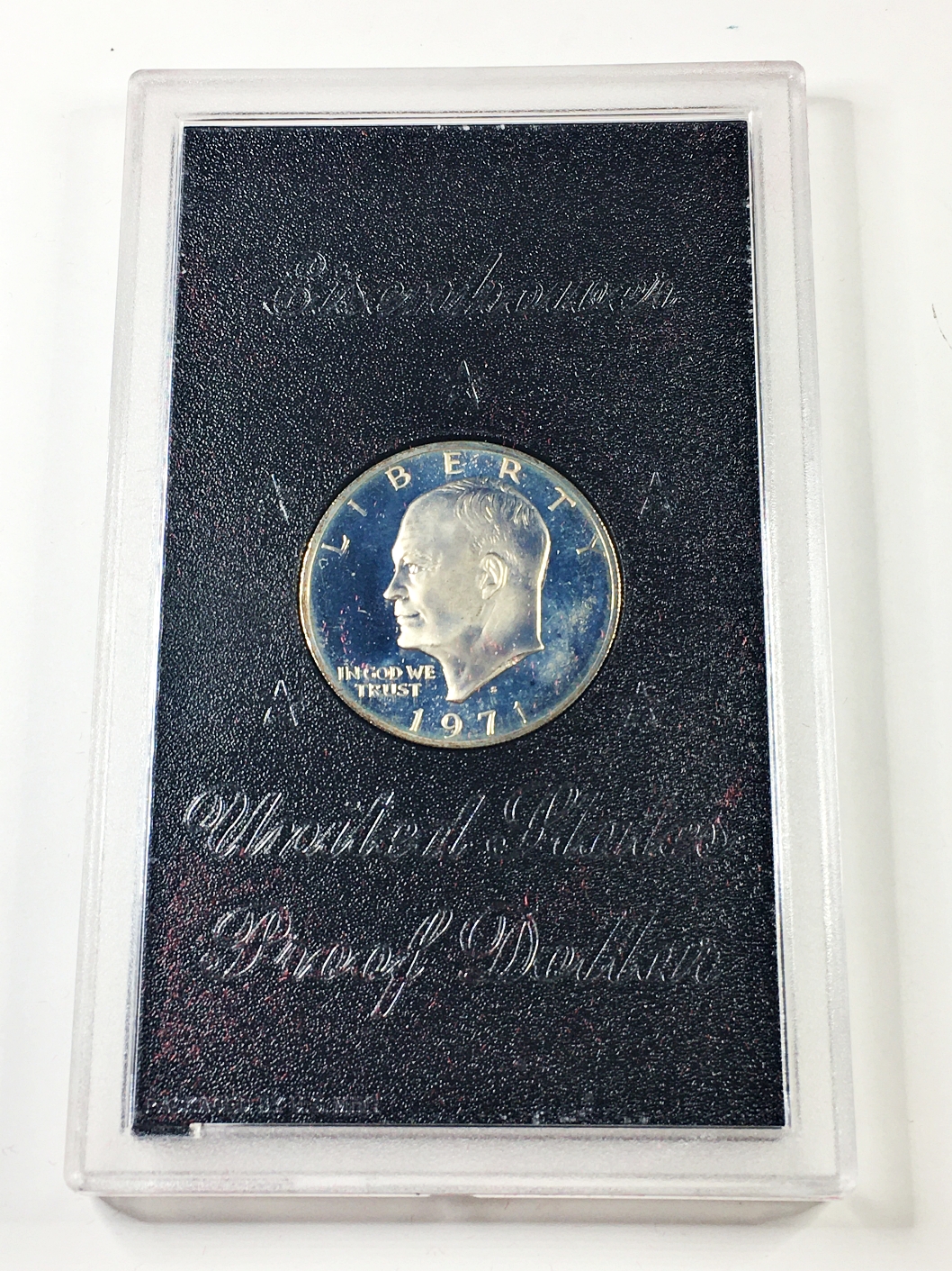 1971-S Eisenhower Proof Silver Dollar*In Original US Mint Custom Holder ...