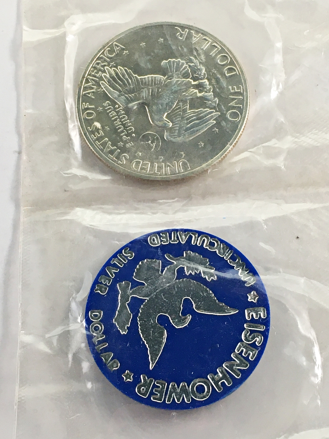 1971-S Eisenhower Silver Dollar*High Grade with Nice Luster*In Original ...