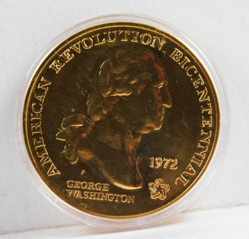 1972 American Revolution Bicentennial Bronze Medal*George Washington ...