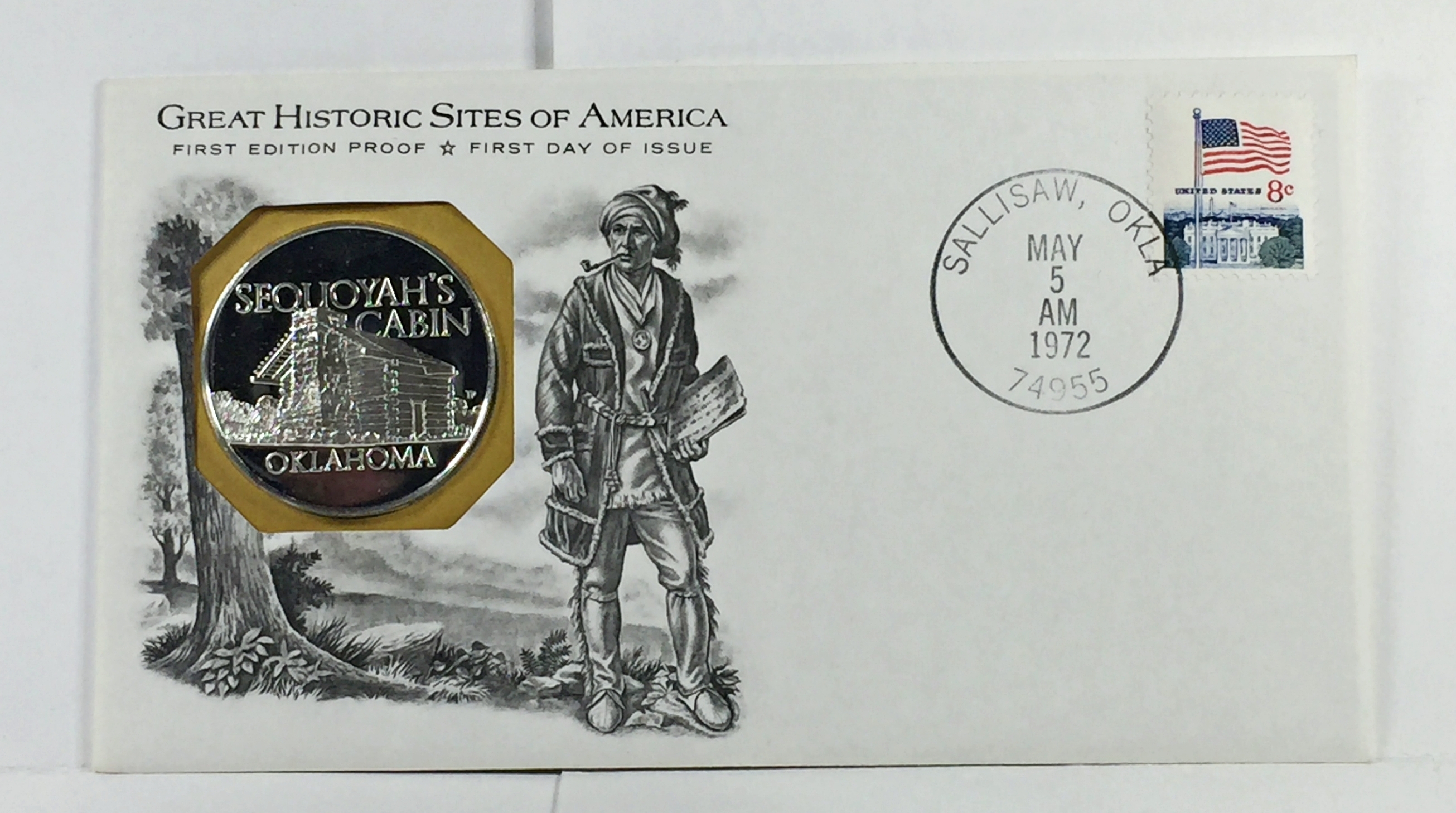 1972 Approx. 1oz Sterling Silver First Edition Proof Commemorative ...