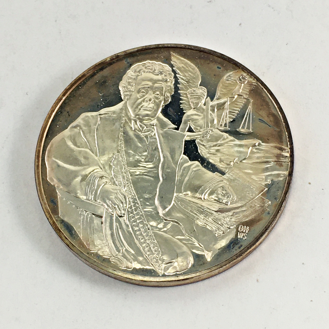 1972 Commemorative Sterling Silver Jewish Rounds*L.A. Cremieux*26.5 ...