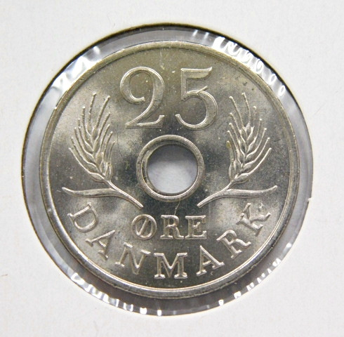 1972 Denmark 25 Ore High Grade | Property Room