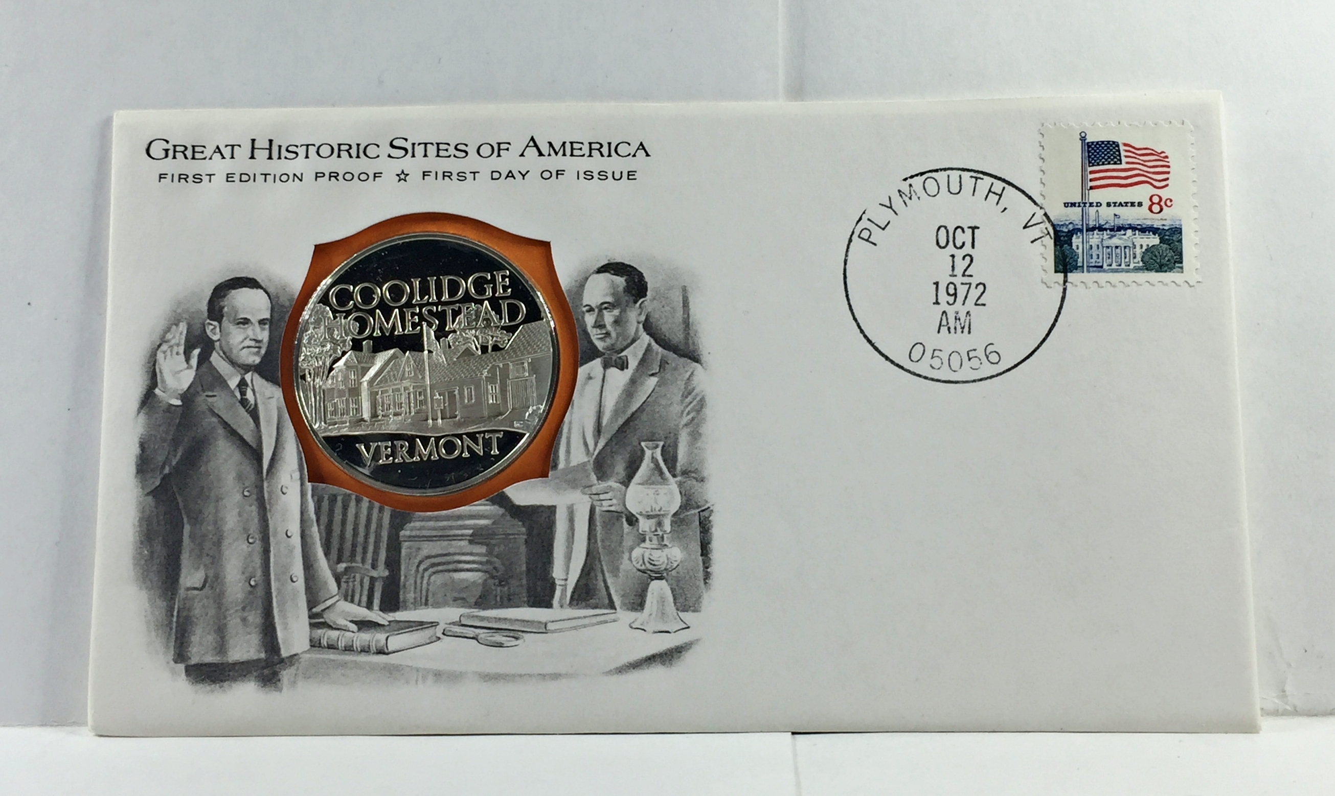 1972 Sterling Silver First Edition Proof Commemorative*First Day of ...
