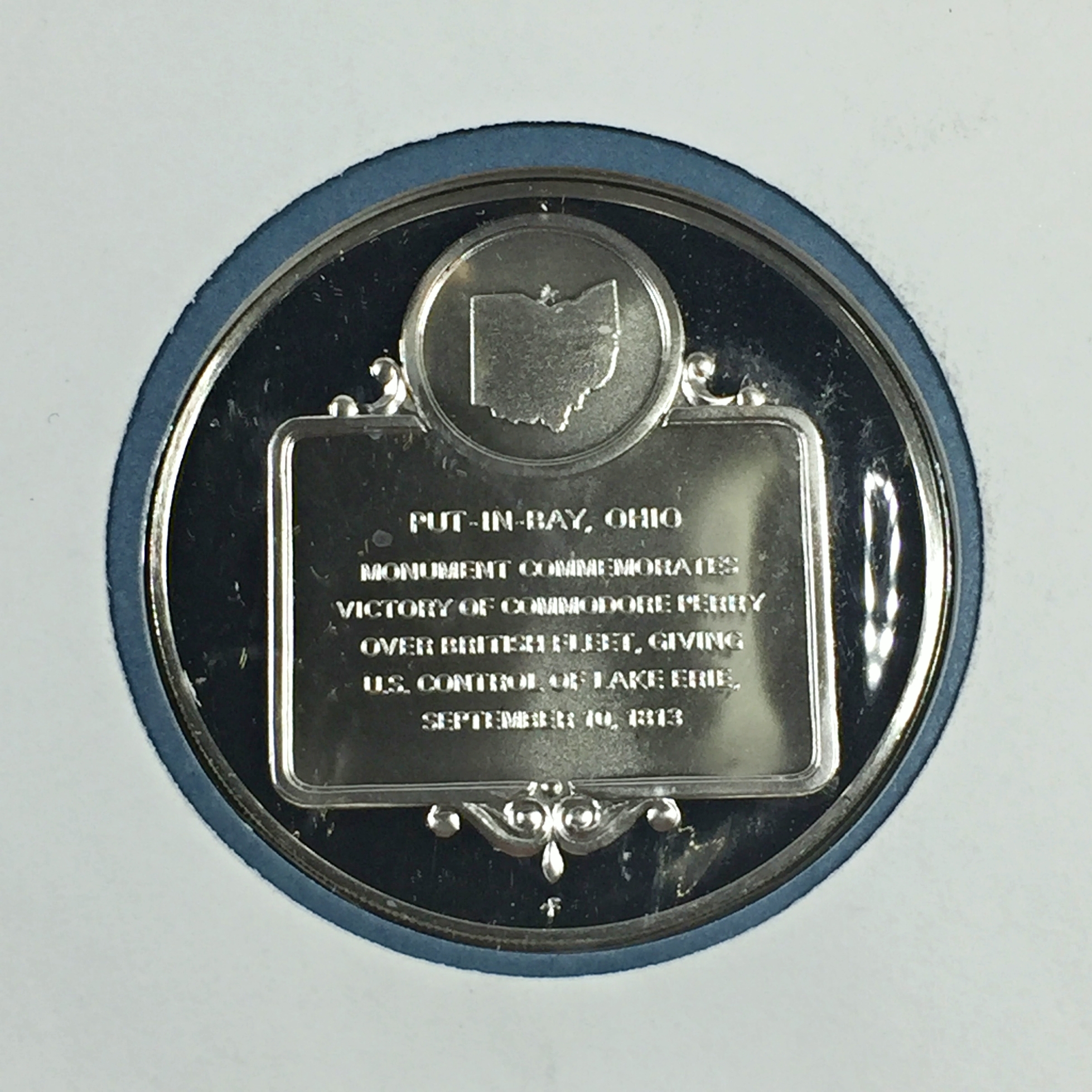 1972 Sterling Silver First Edition Proof Commemorative*Perry's Monument ...