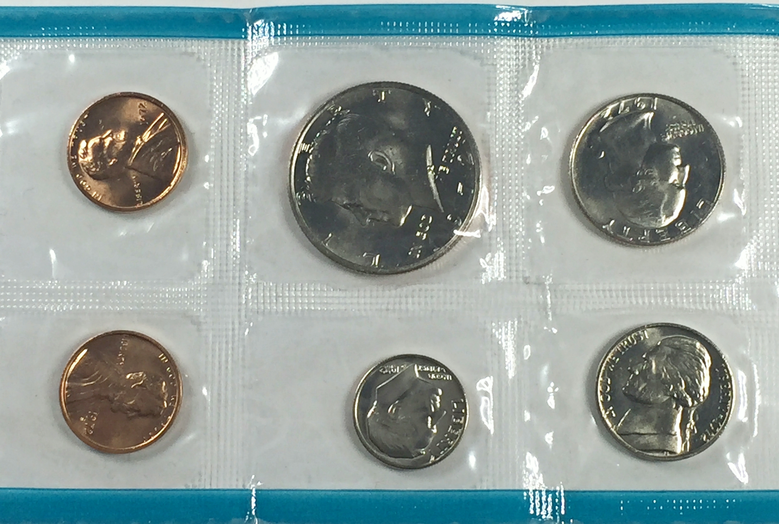 1972 US Philadelphia Mint Uncirculated Coin Set*Includes 1972-S Lincoln ...