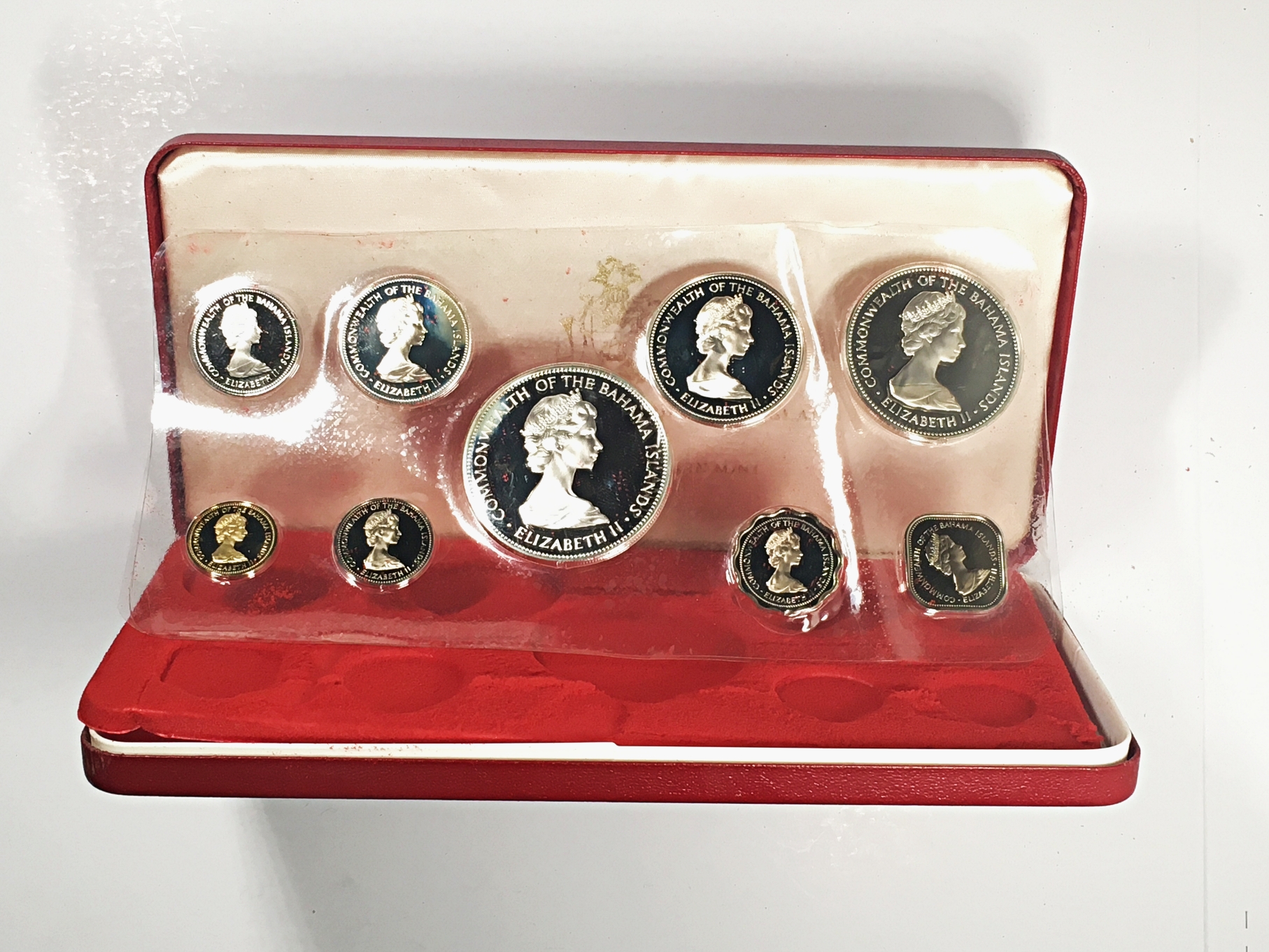 1973 Bahama Islands Proof Set*Includes Silver Coins*Nine Coin Set*In ...