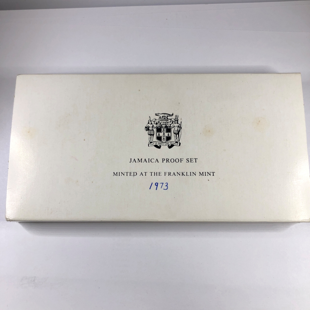 1973 Jamaica Silver Proof Set*Eight Coins in Original Boxing with COA ...