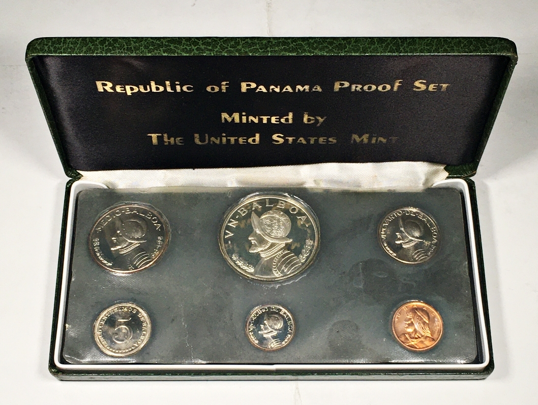 1973 Republic of Panama Proof Set*Minted by the United States Mint ...