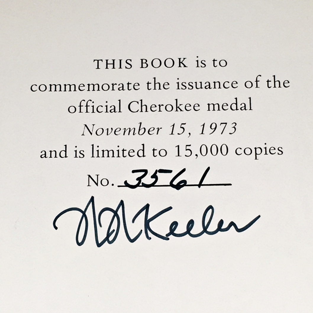 1973 The Cherokee People's History, .80oz .999 Silver Medallion and ...