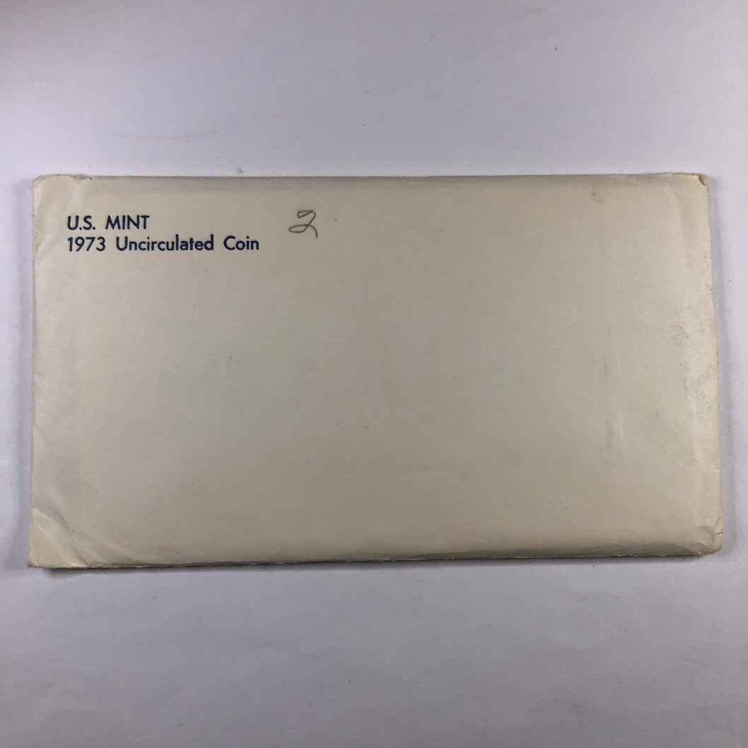 1973 United States Mint Uncirculated Coin Set*Two IKE Dollars Included ...