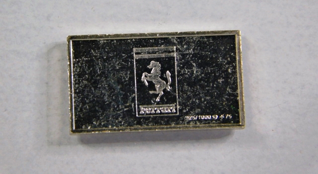 1973-78 Franklin Mint Centennial Car Mini Ingot*1970 Ferrari*0.5oz ...