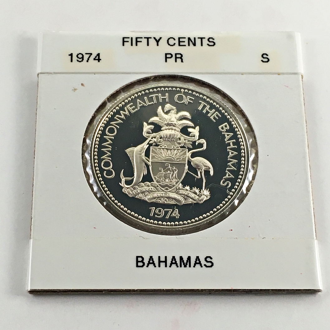 1974 Bahamas Proof Silver Fifty Cents*Deep Cameo | Property Room