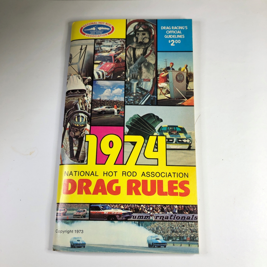 1974 National Hot Rod Drag Rules*114 Page Book | Property Room