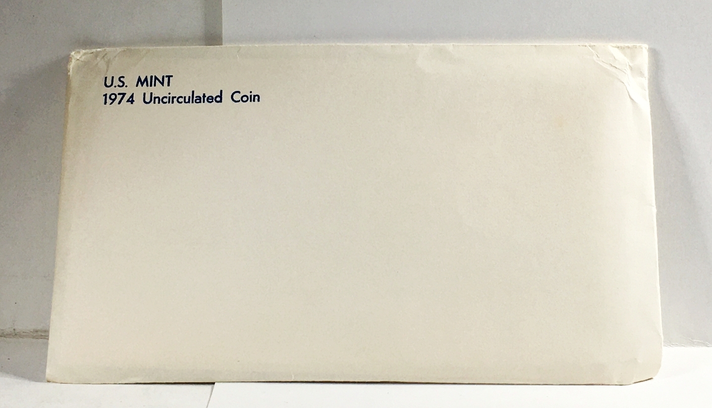 1974 United States Mint Uncirculated Coin Set*Both P & D Mints*Original ...