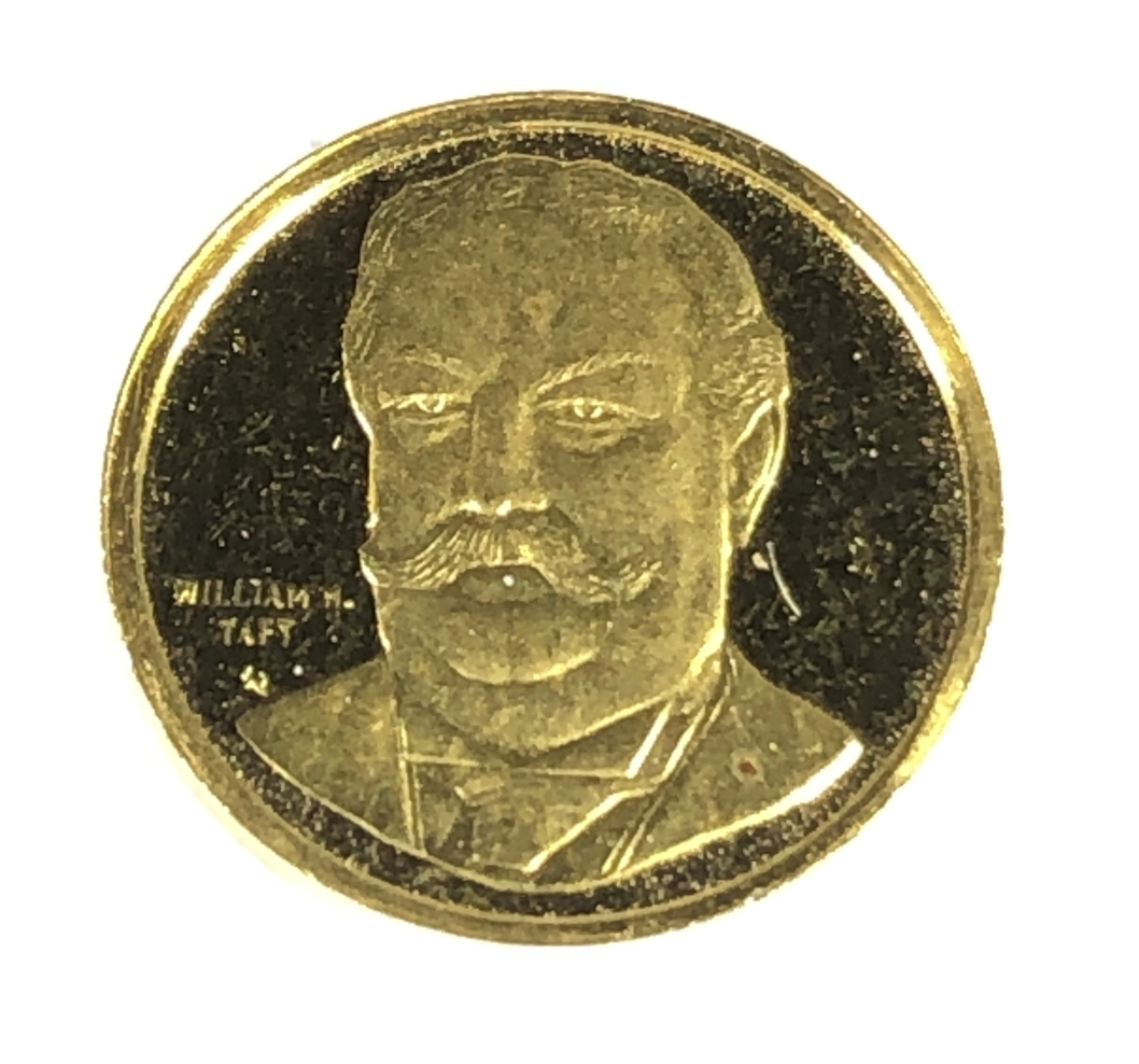 1975 24K Gold William H. Taft Commemorative Medallion*.0579oz AGW*1/2 ...