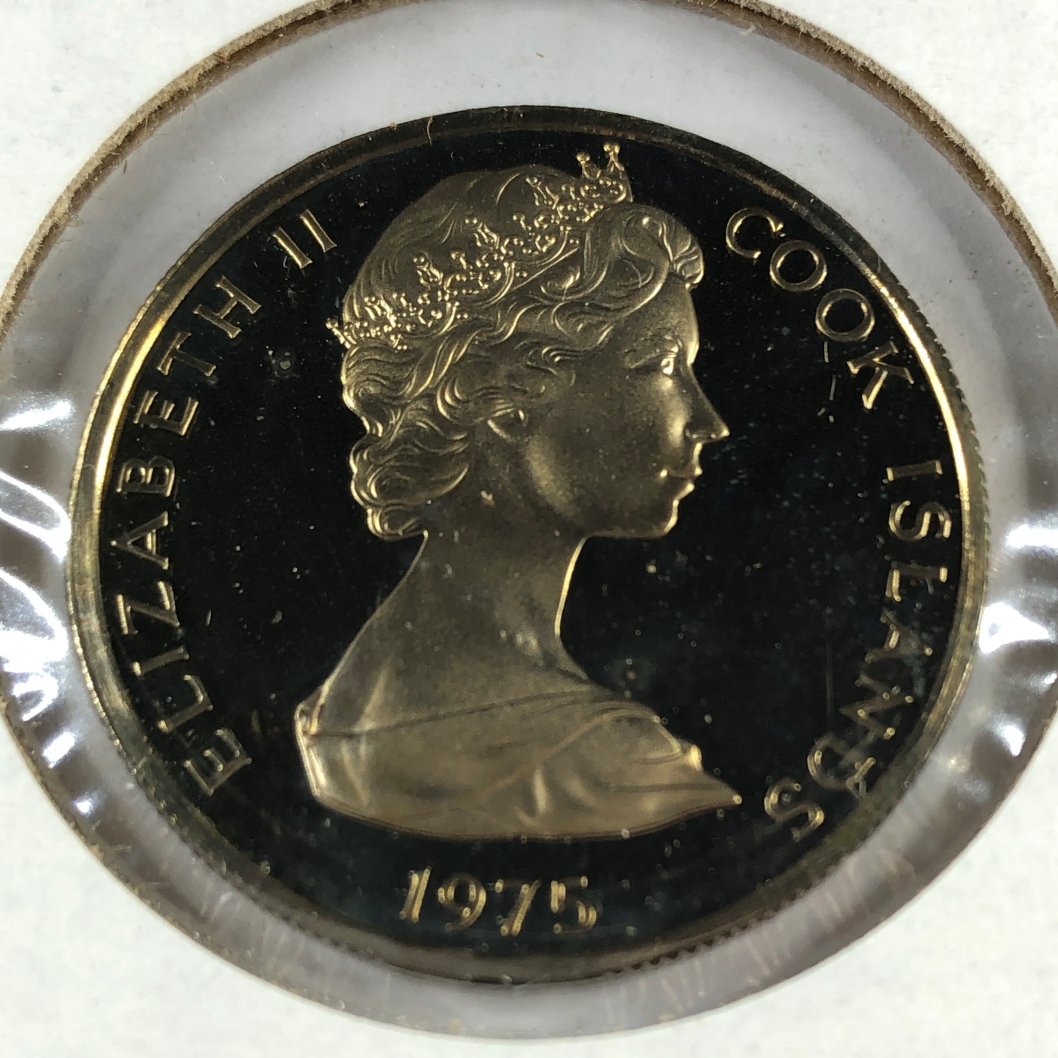 1975 Cook Islands 50 Cents*Proof*Deep Cameo | Property Room