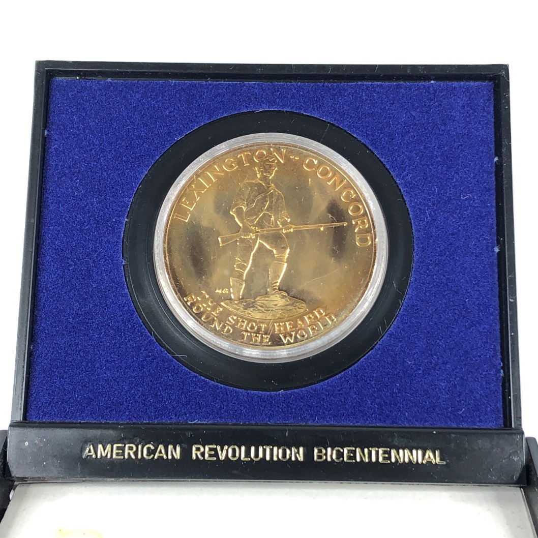 1975 United States Bicentennial Commemorative Medal*Lexington/Concord ...