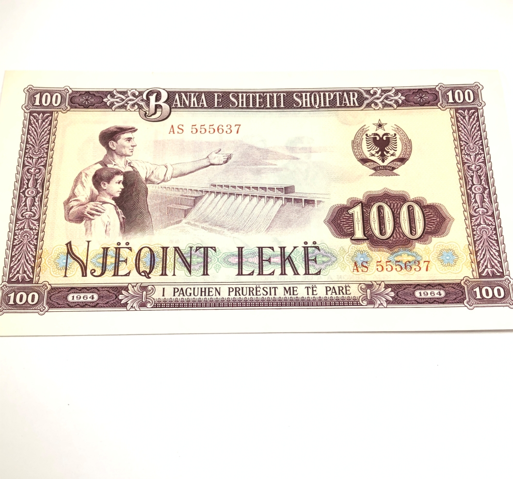 1976 Albania 100 Leke Banknote*Crisp Uncirculated | Property Room