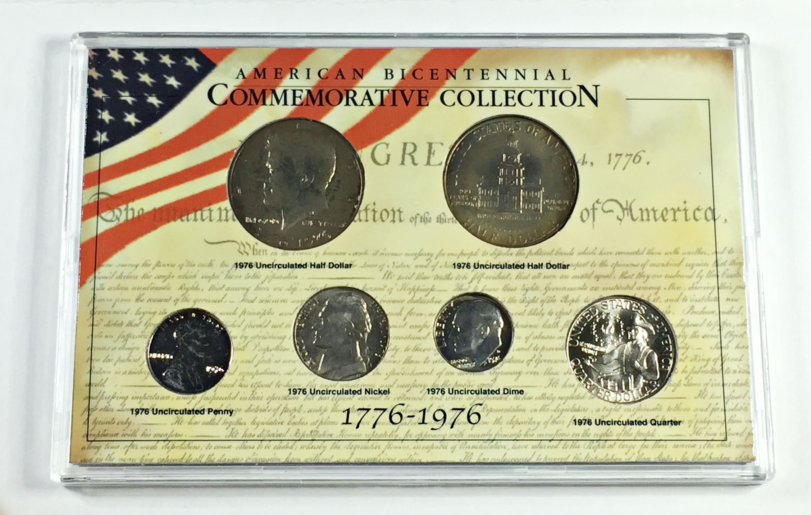 1976 American Bicentennial Commemorative Collection*Uncirculated*In ...