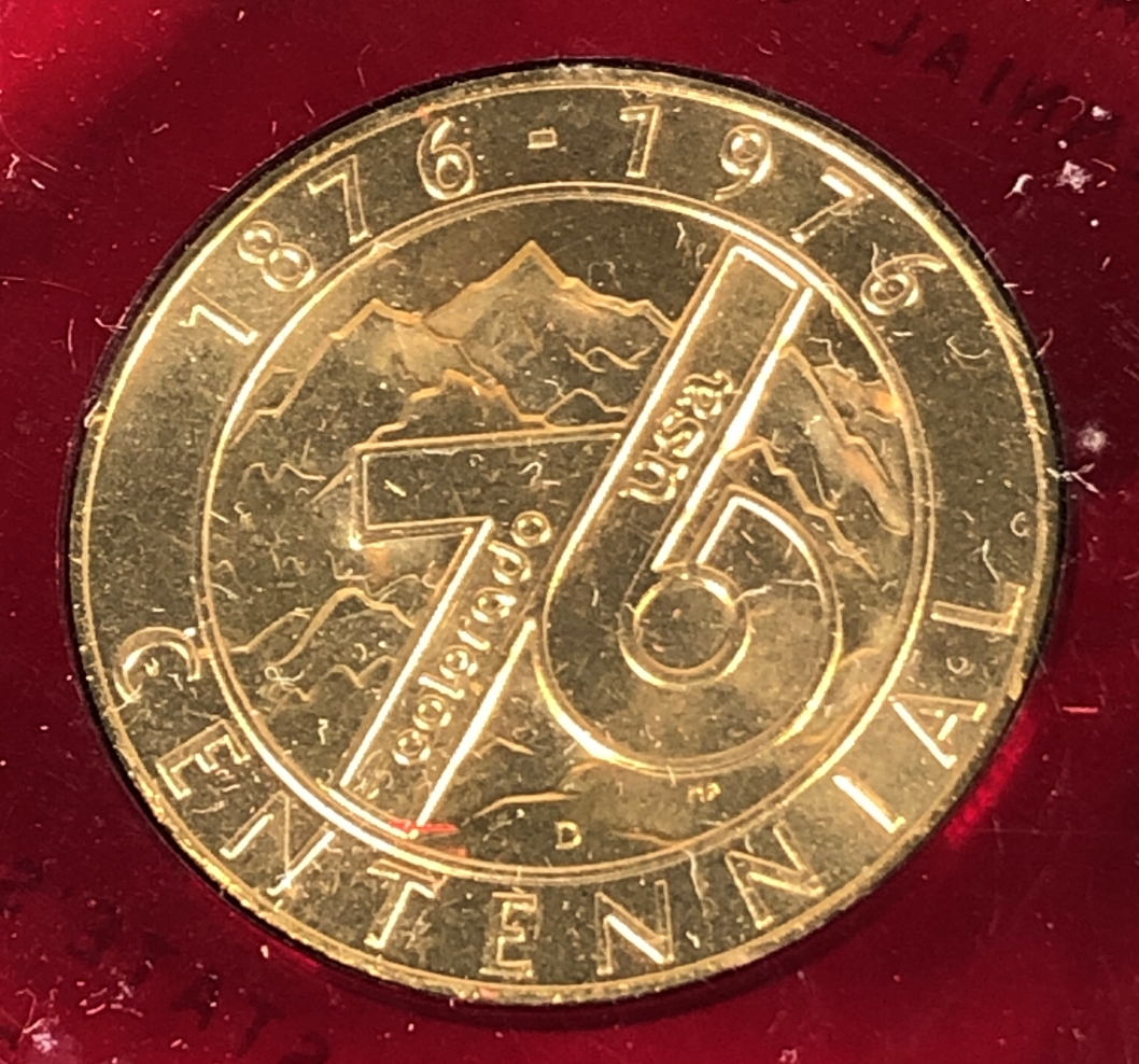 1976 United States Bicentennial and Colorado Centennial Commemorative ...