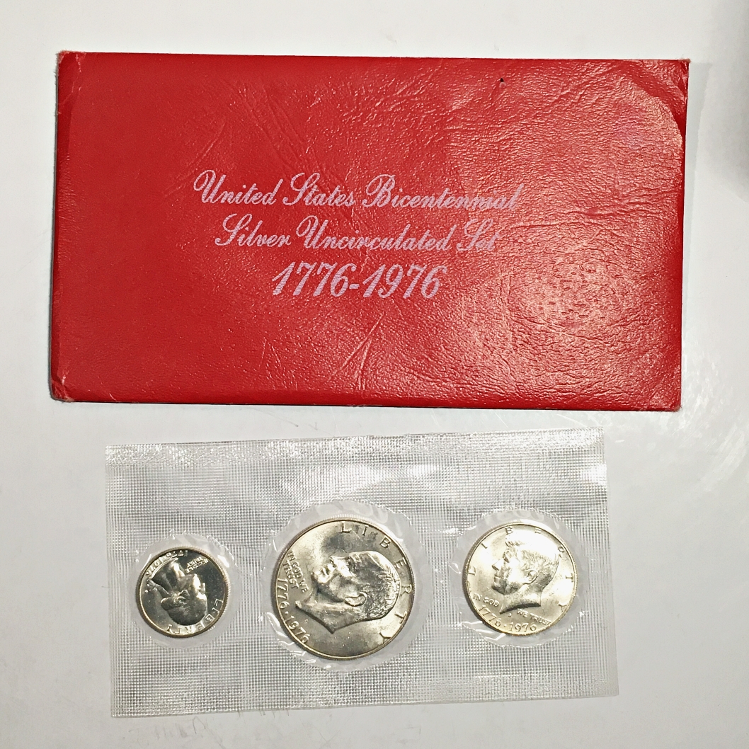1976 United States Bicentennial Silver Uncirculated Coin Set*In ...