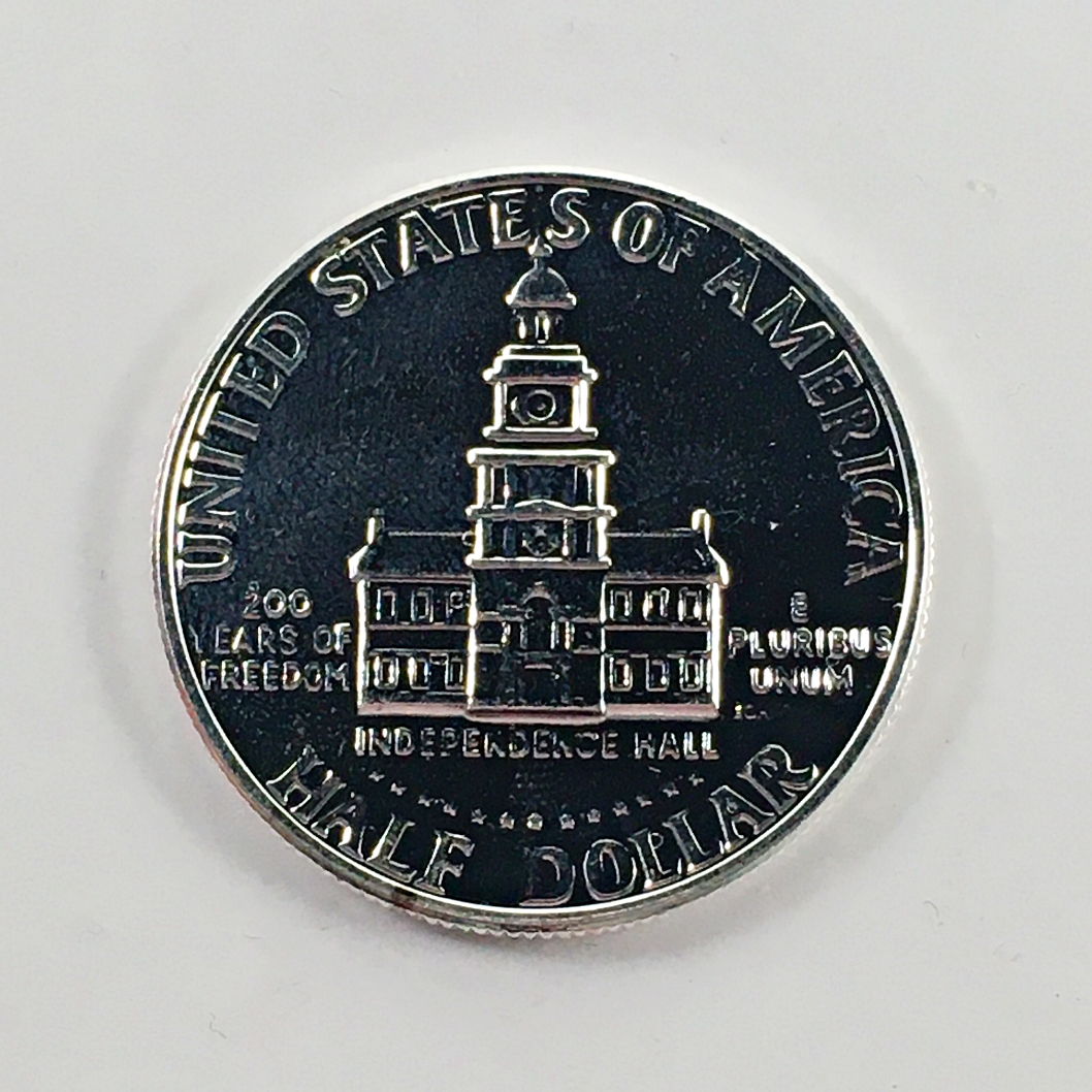 1976 US State Bicentennial Silver Layered Kennedy Half Dollar ...