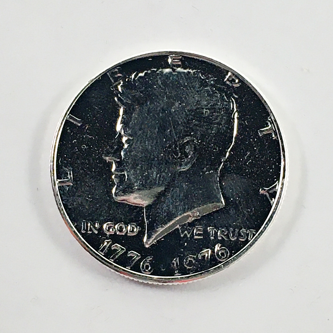 1976 US State Bicentennial Silver Layered Kennedy Half Dollar | Property Room