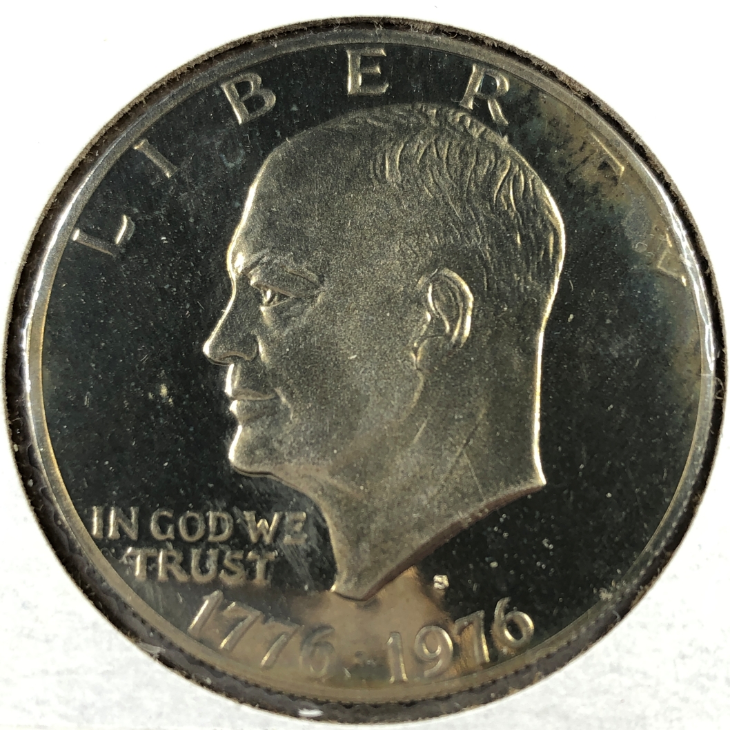 1976-S Type II Proof US Bicentennial Eisenhower Commemorative Dollar ...