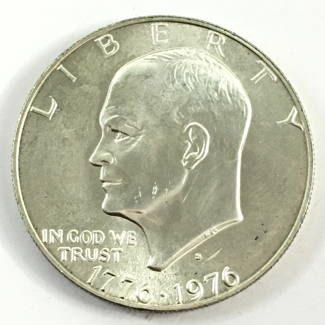 1976-S US Bicentennial Eisenhower Silver Dollar*High Grade*Lustrous*Struck at San Francisco ...