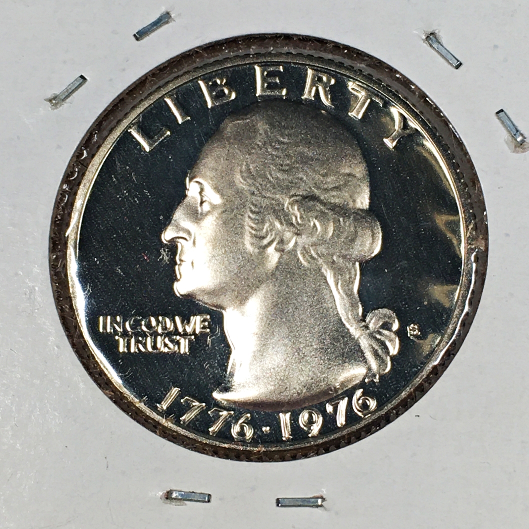 1976-S US Bicentennial Proof Silver Washington Quarter*Deep Cameo ...