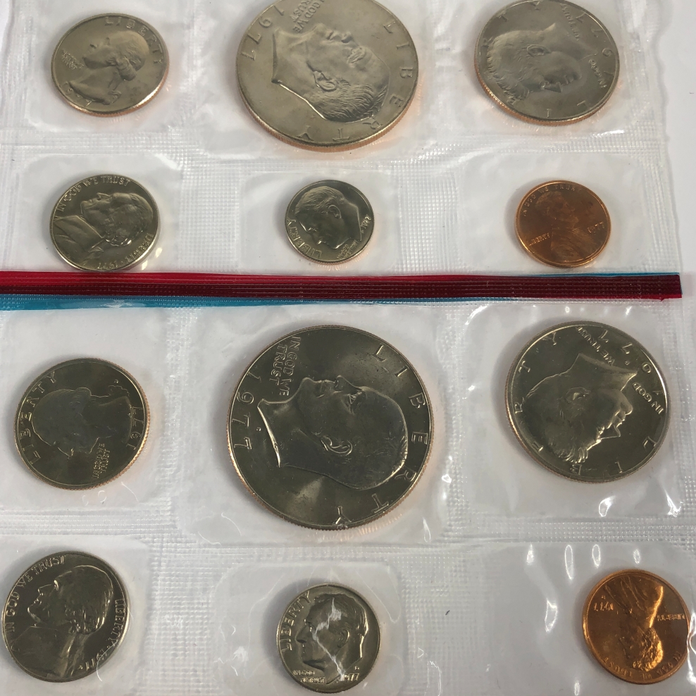1977 United States Mint Uncirculated Coin Set*In Original US Mint ...