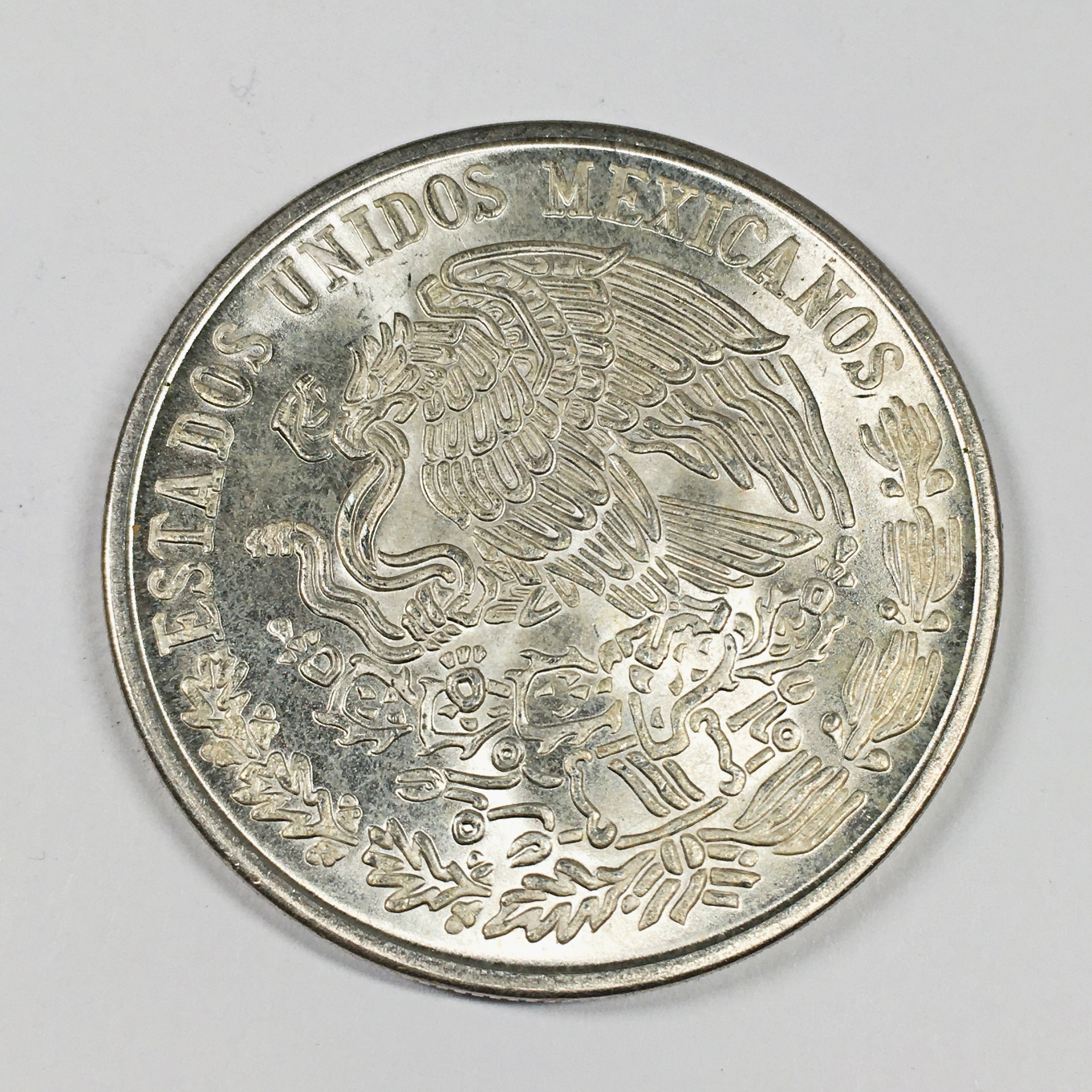 1977Mo Mexico Silver 100 Pesos*High Grade*Lustrous*20 grams Pure Silver ...