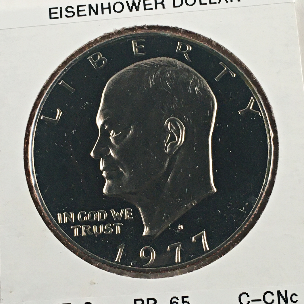 1977-S Proof Eisenhower Dollar*Deep Cameo | Property Room