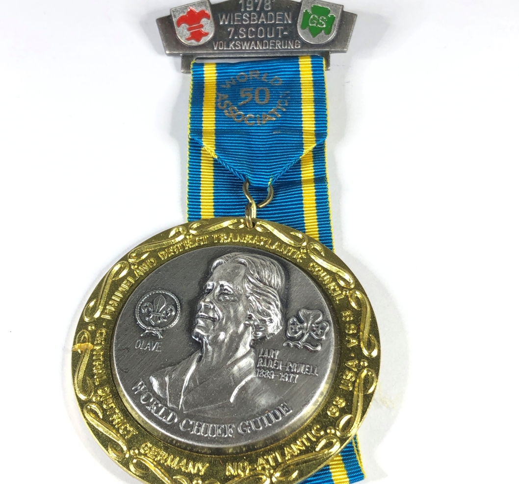 1978 Boy Scouts and Girl Scouts Medal World Chief Guide | Property Room