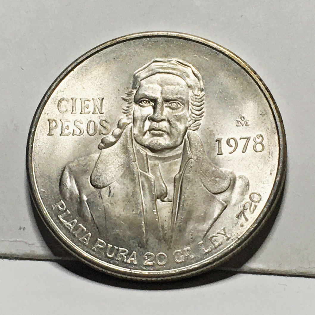 1978Mo Mexico Silver 100 Pesos*Beautiful High Grade | Property Room
