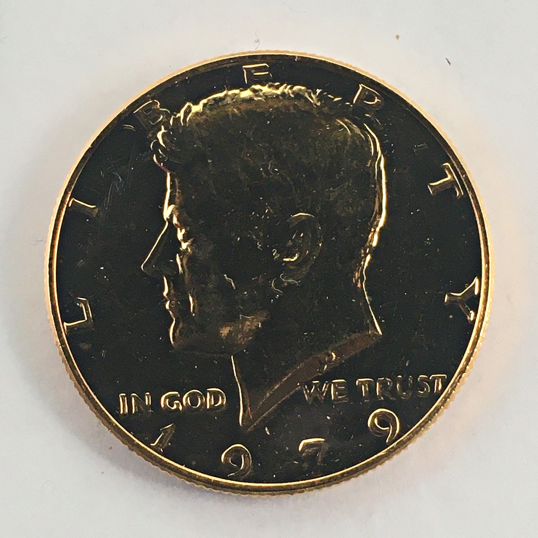 1979 24K Gold Layered Kennedy Half Dollar*High Grade | Property Room
