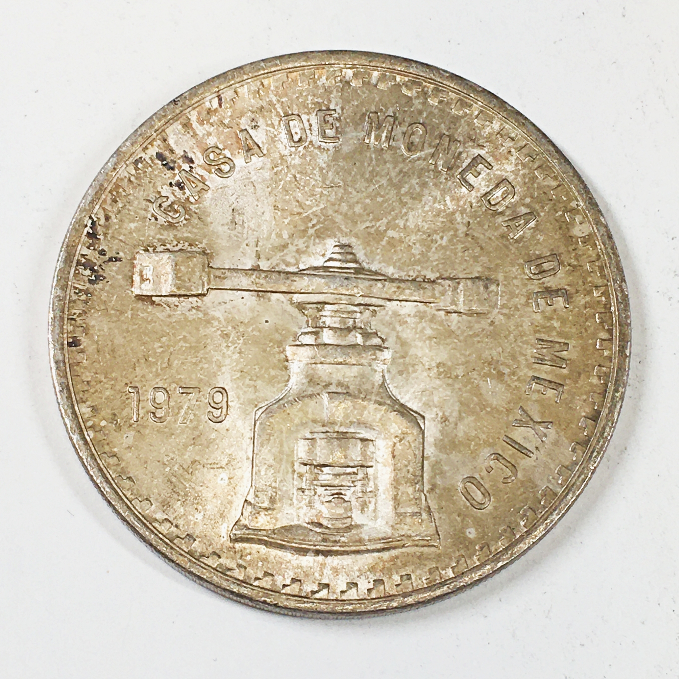 1979 Casa De Moneda De Mexico One Ounce 0.999 Silver*High Grade ...