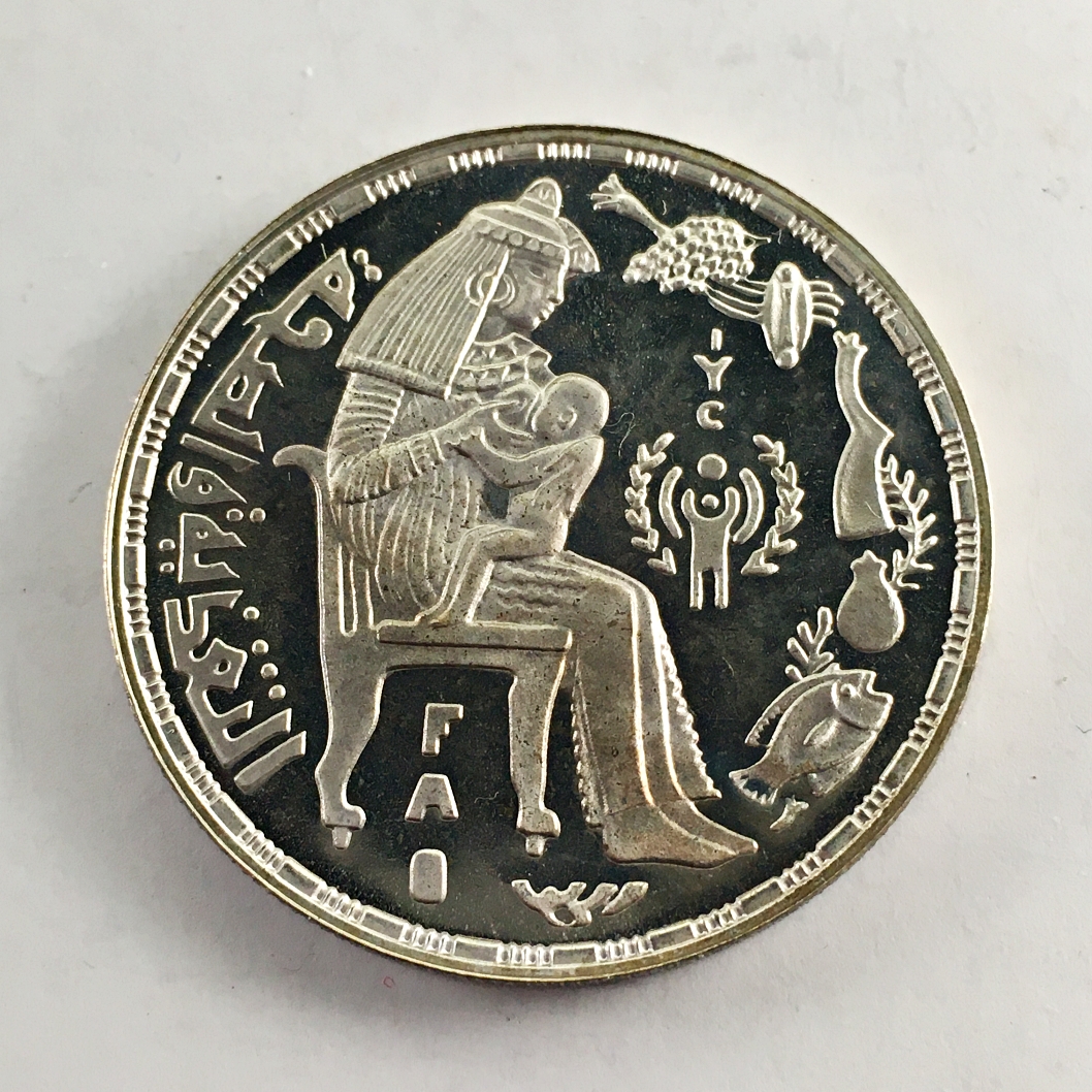 1979 Egypt Proof Silver 1 Egyptian Pound Coin*DCAM | Property Room