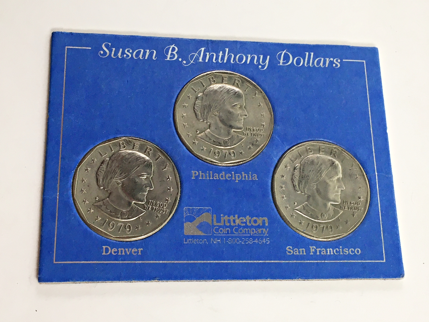 1979-P, D & S Susan B. Anthony Commemorative Dollars*First Year of ...