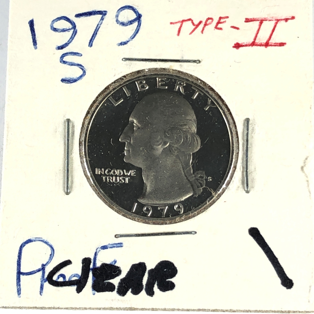 1979-S Type II Proof Washington Quarter*Deep Cameo | Property Room