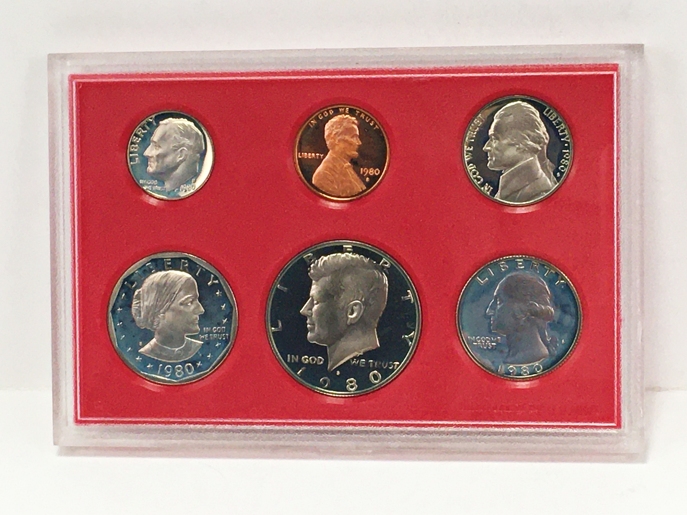 1980 United States Mint Proof Set*Custom Holder | Property Room