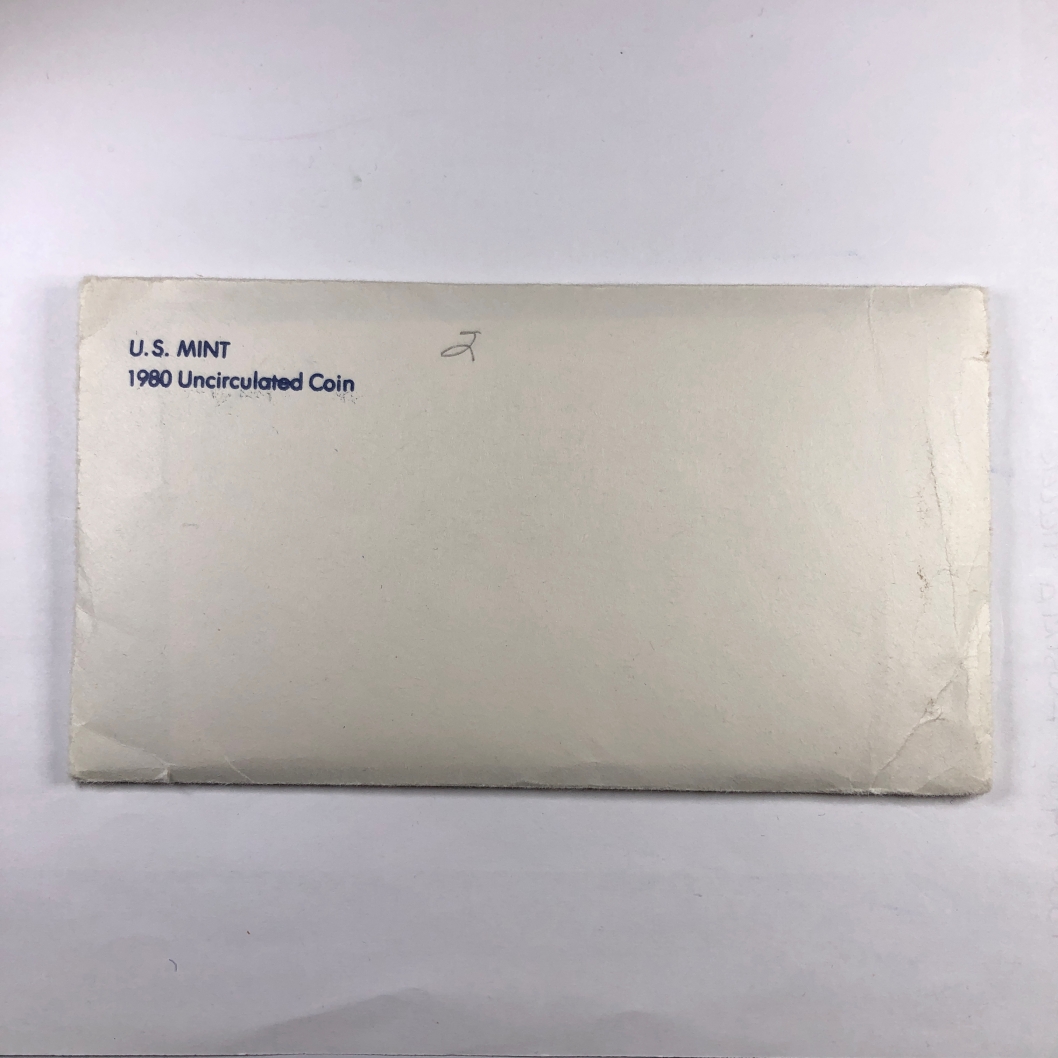 1980 United States Mint Uncirculated Coin Set*Both P & D Mint Marks*In ...