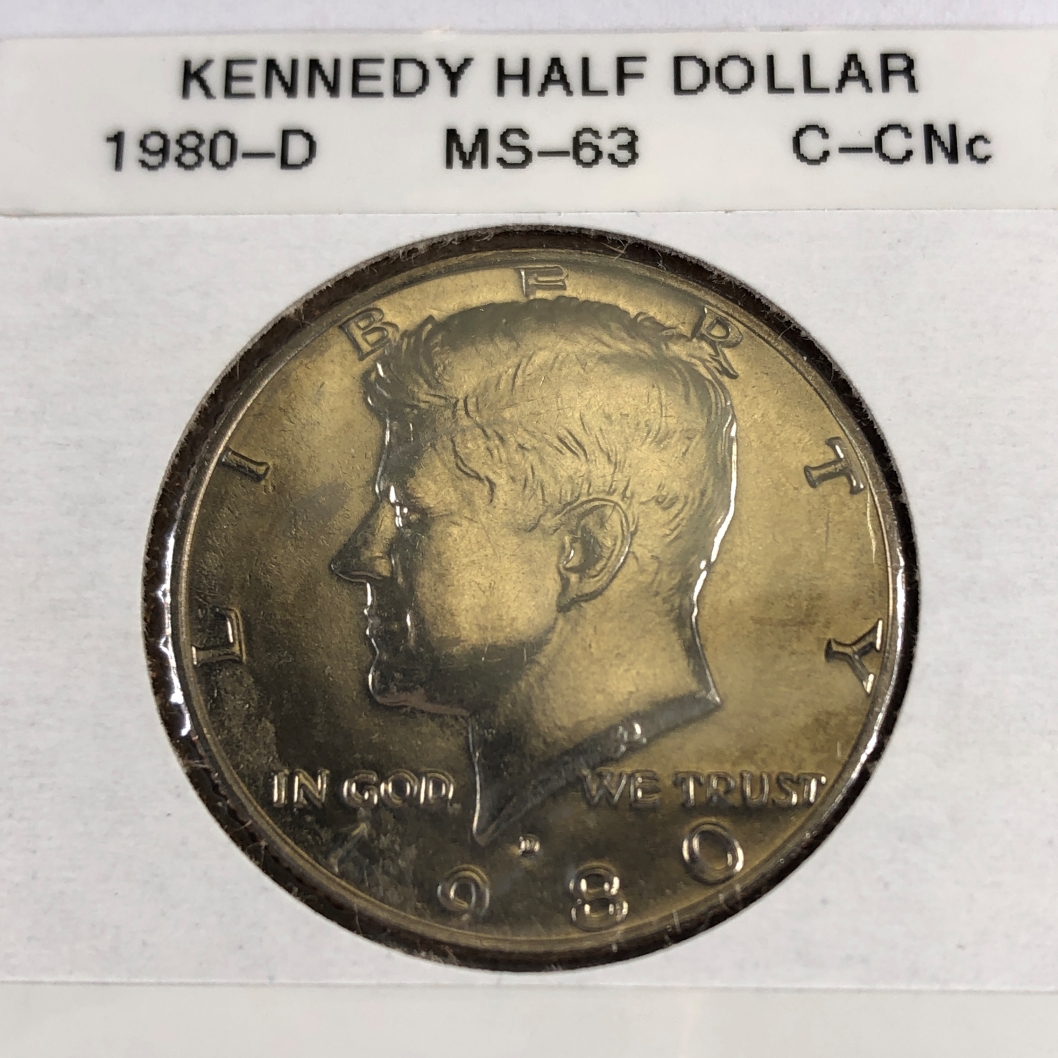 1980-D Kennedy Half Dollar*High Grade | Property Room